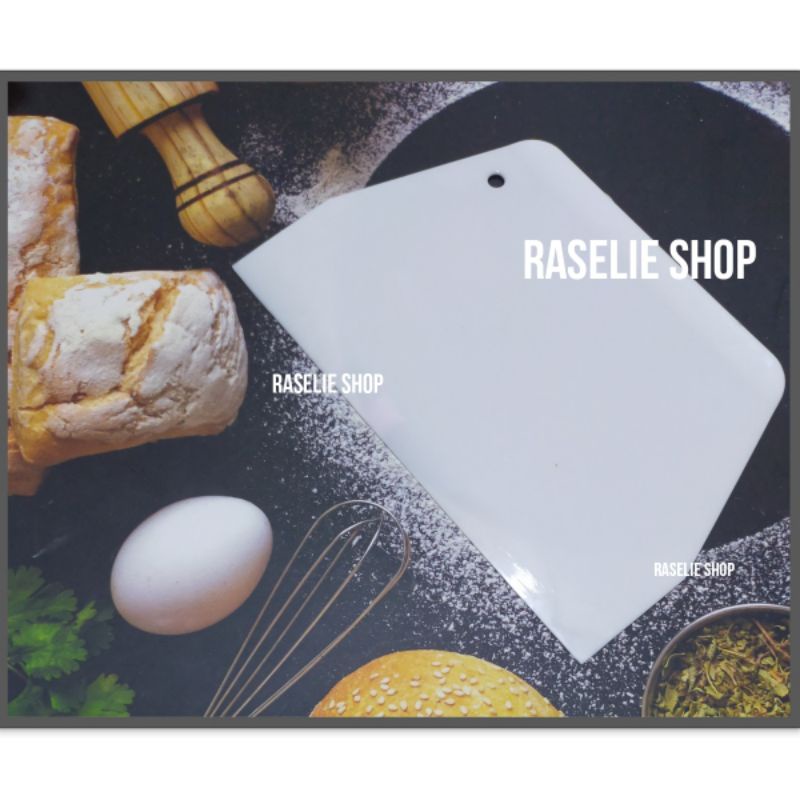 Jual Scraper Plastik BESAR Pemotong Adonan Cookies Cutter Baking Tools ...