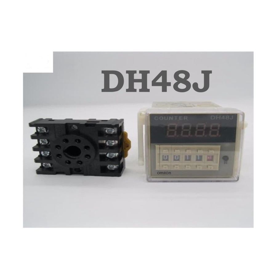 Jual DH48J digital counter relay signal input DH48J-8 220V | Shopee ...