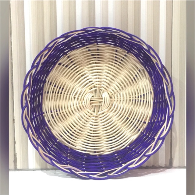 Jual Piring Rotan Full model 3 warna Ungu | Shopee Indonesia