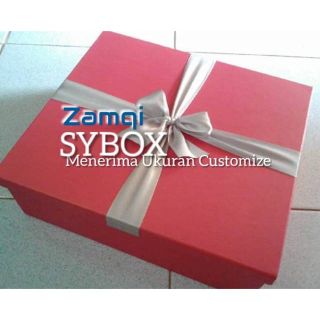Jual Kotak kado/ gift box/ 30x30x10cm box kado box hamper box souvenir ...