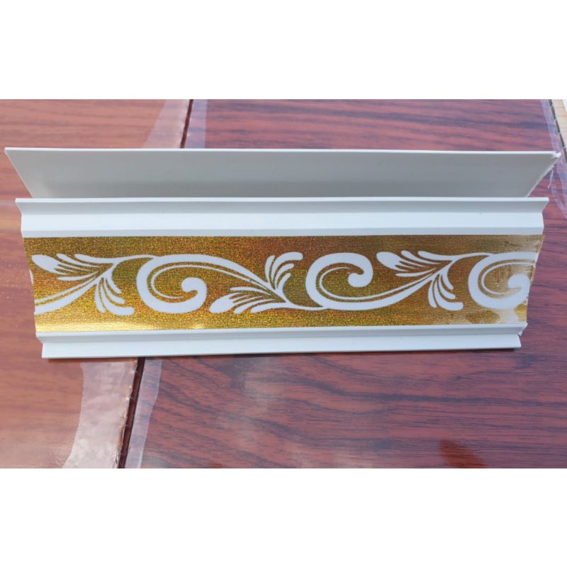 Jual Plafon PVC motif bunga gold besar | Shopee Indonesia
