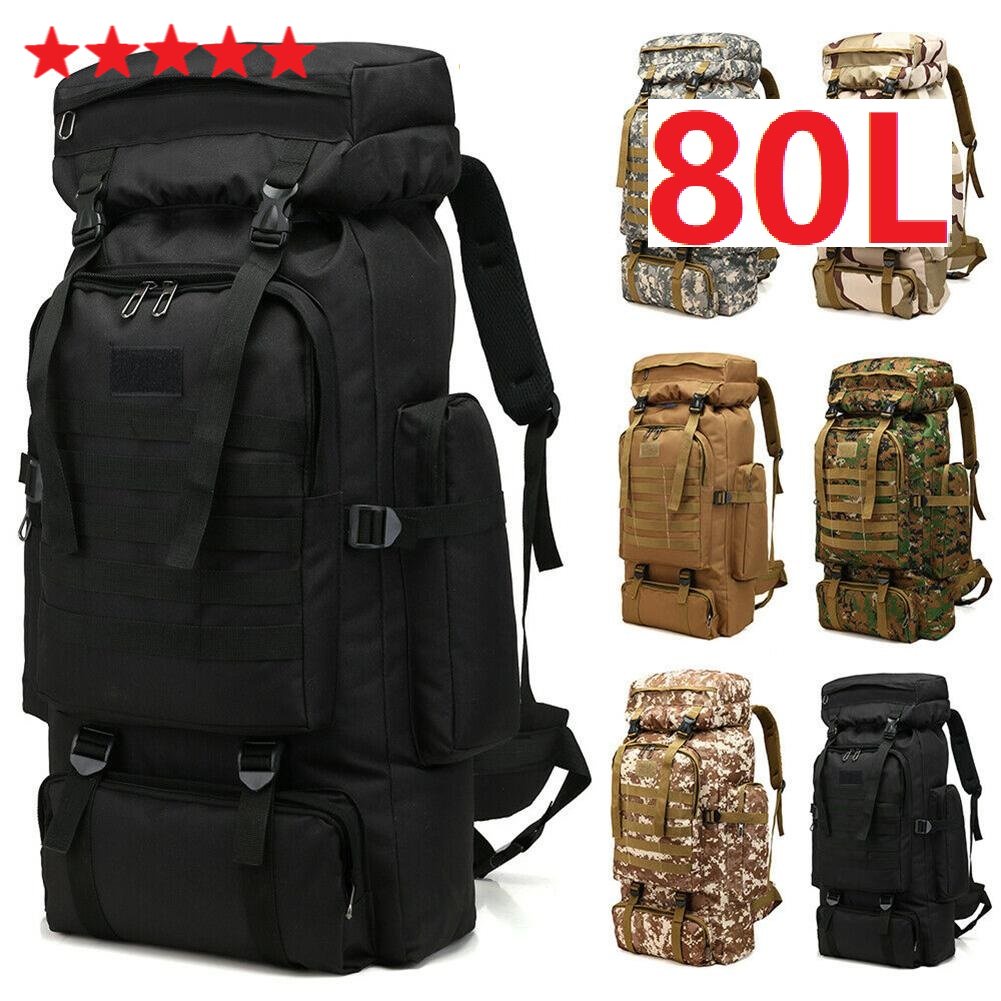Jual 80L Tas Ransel Gunung Carrier PENDAKI Besar HIKING CAMPING DAN ...