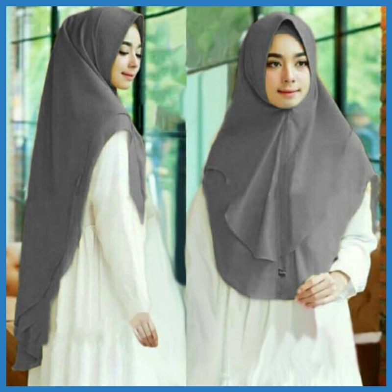 Jual Jilbab Polos YPG YE GV Jilbab Penguin 2 Layer Jilbab Wanita Jilbab ...