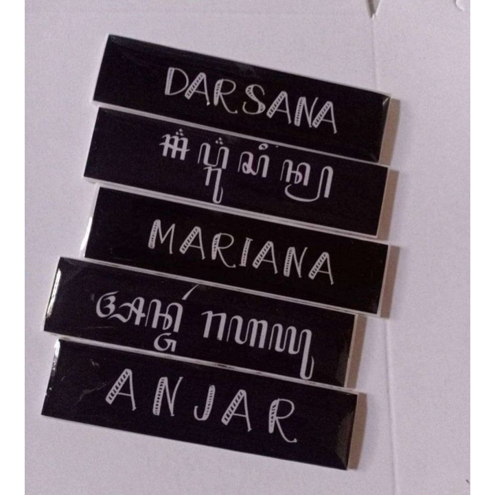 Jual Papan Nama Dada Name Tag Taq Acrilik Akrilik Putih Peniti | Shopee ...