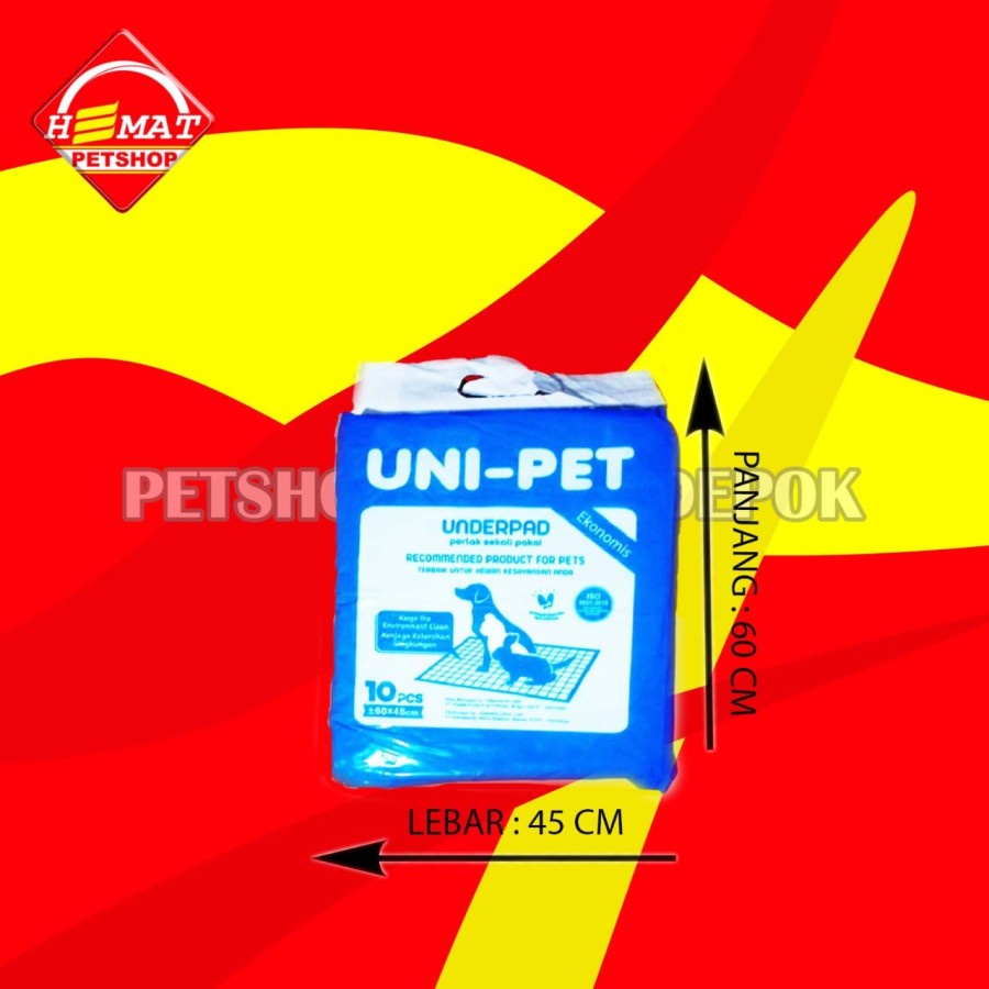 Jual Uni Pet Underpad Alas Pipis Poop Kucing anjing Perlak Hewan ...