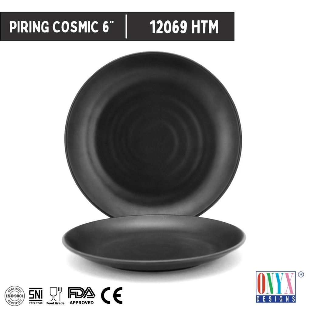 Jual Piring Ceper 6" Melamin Onyx Cosmic Series - 12069 | Shopee Indonesia