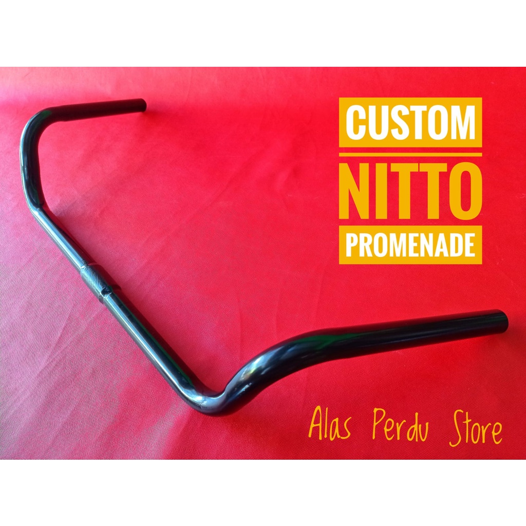 Jual Custom Handlebar Nitto Bosco Bar - Promenade Bar / Stang sepeda ...