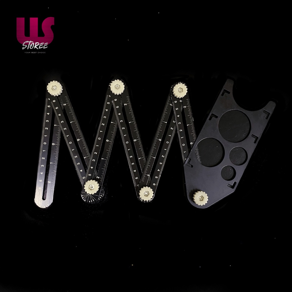 Jual BELTER Penggaris Keramik Lipat 6 Sudut Penggaris Ubin Alat Ukur ...