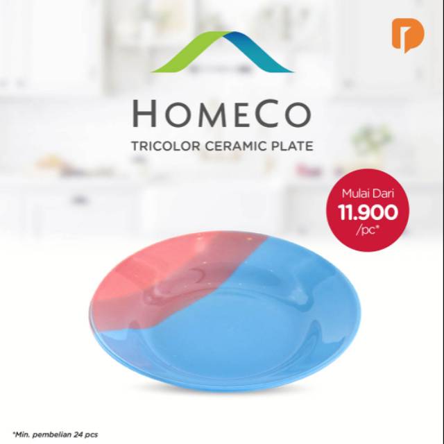 Jual Tricolor Ceramic Plate | Shopee Indonesia