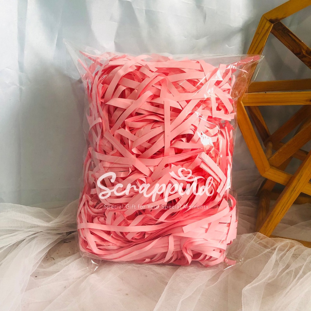 Jual Kertas Cacah 100gram Kertas Serut Kawul Shredded Paper Kertas ...