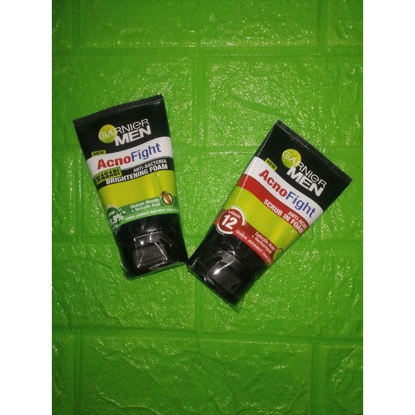 Jual Garnier Men Acno fight/oil control/turbo Bright/power white 100ml ...