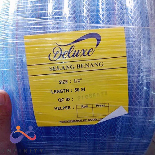 Jual SELANG AIR SELANG BENANG DELUXE 1/2 INCH X 50 METER ROLAN BESAR ...