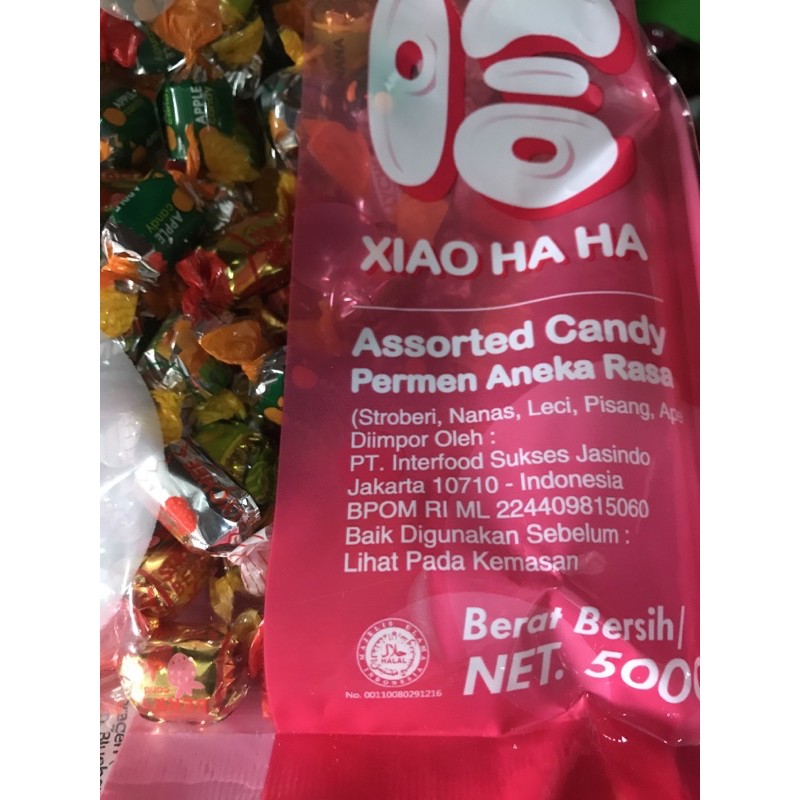 Jual Permen naraya xiao ha ha (net 500gr), xiaohaha, xiao haha HALAL | Shopee Indonesia