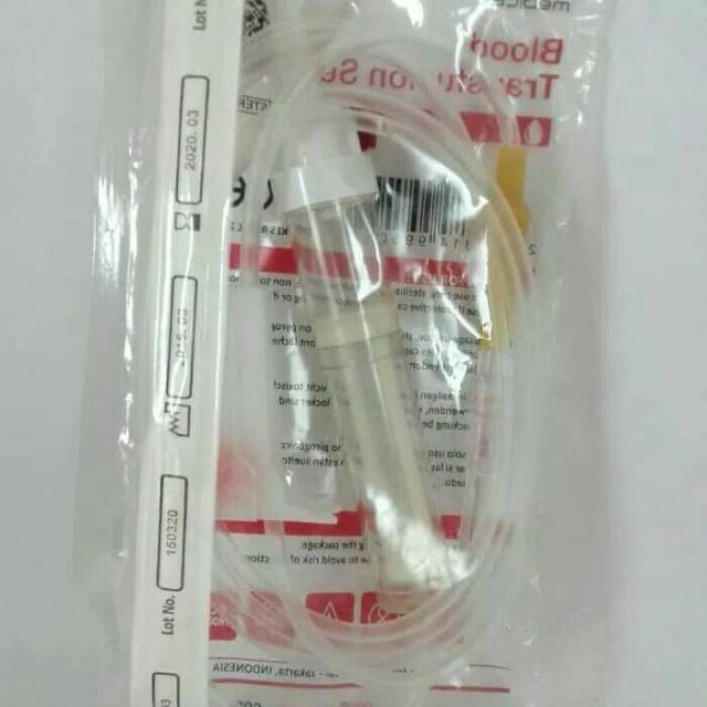 Jual Blood set Gea/Blood transfusion set Gea/set transfusi darah Gea ...