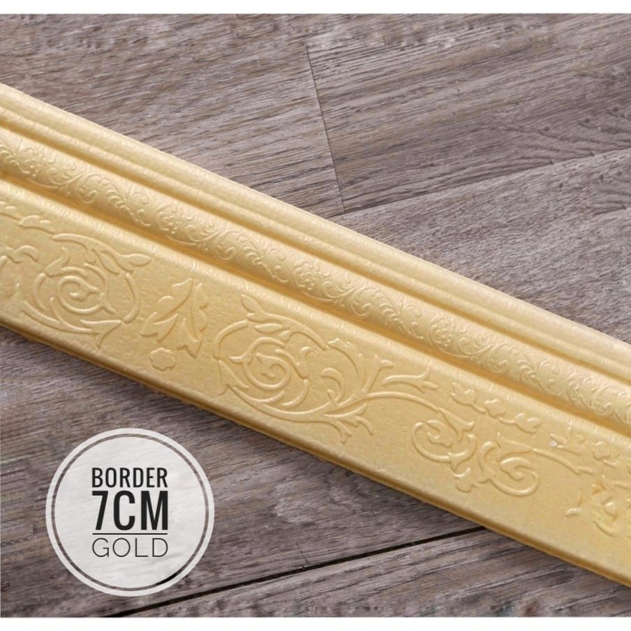 Jual [ NEW ] Wall Border List Foam 3D 8mm Wallpaper Tebal List Dinding ...