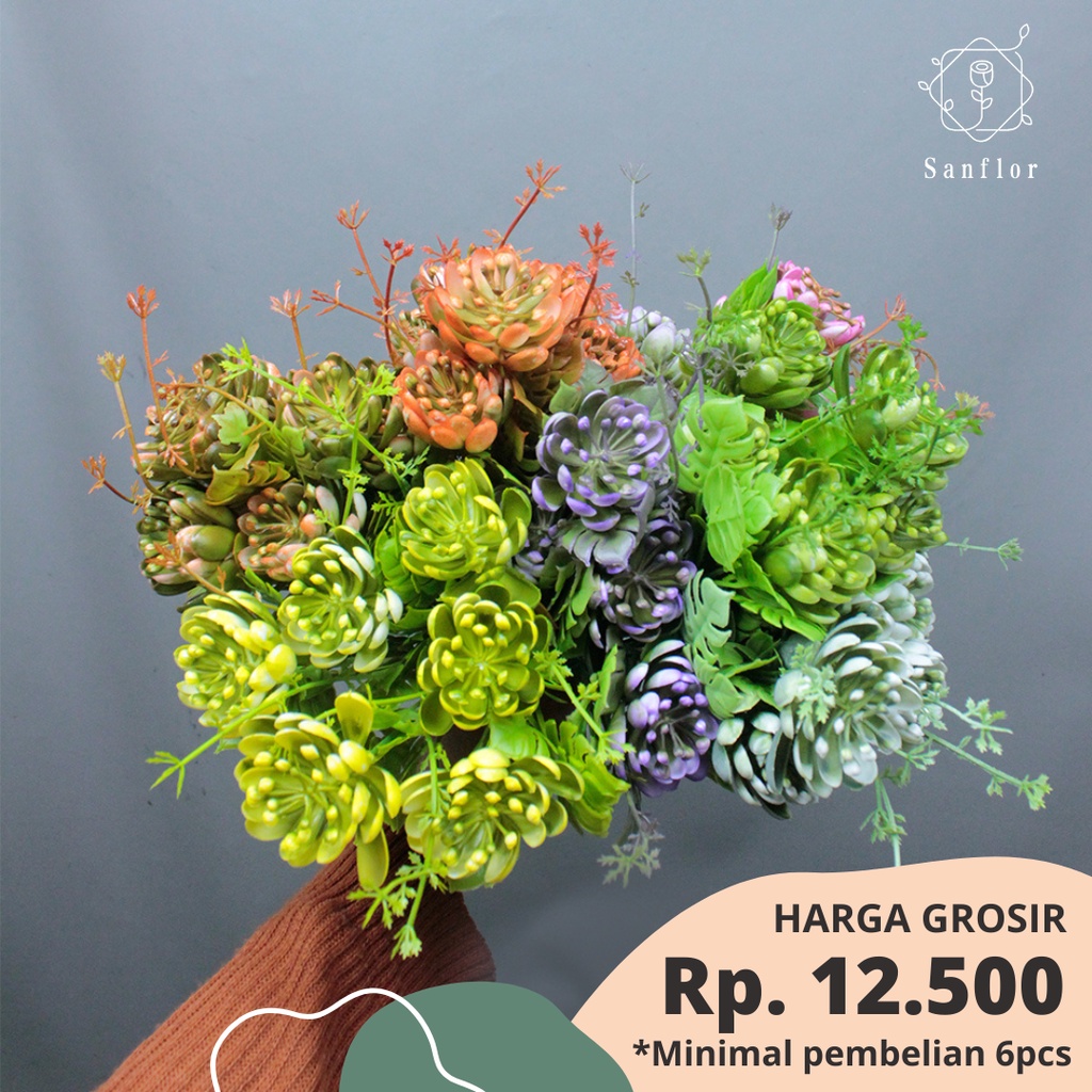 Jual MINI LOTUS TERATAI 7CABANG/ARTIFICIAL LOTUS | Shopee Indonesia