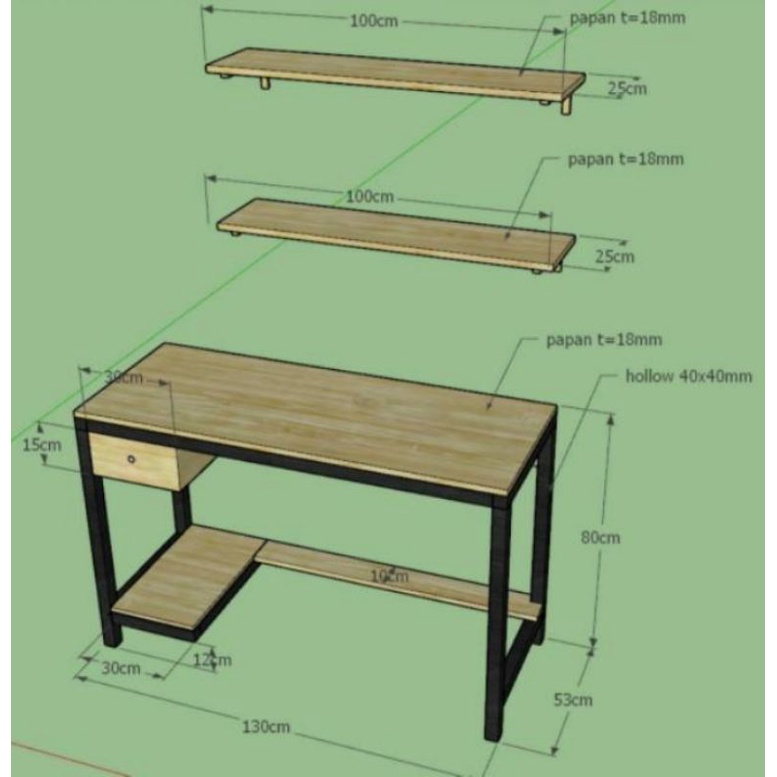 Jual MEJA CUSTOME BERBAGAI JENIS MODEL/MEJA KANTOR/MEJA KERJA/MEJA ...