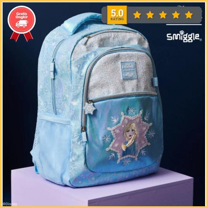 Jual Smiggle Disney Frozen 2 Elsa Backpack Senior Gratis889 | Shopee ...