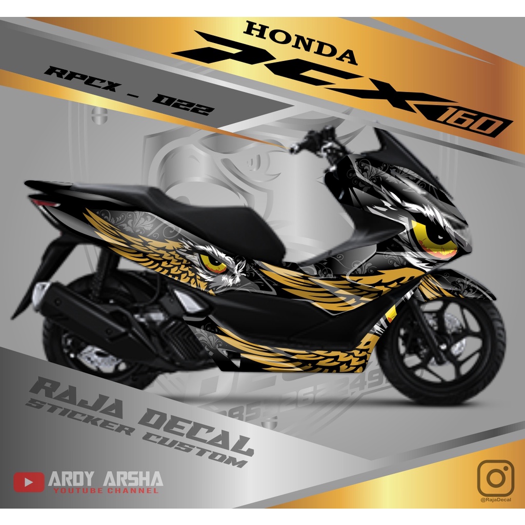Jual Decal Sticker Honda PCX 160 2021 Fullbody - Dekal PCX160 New ...