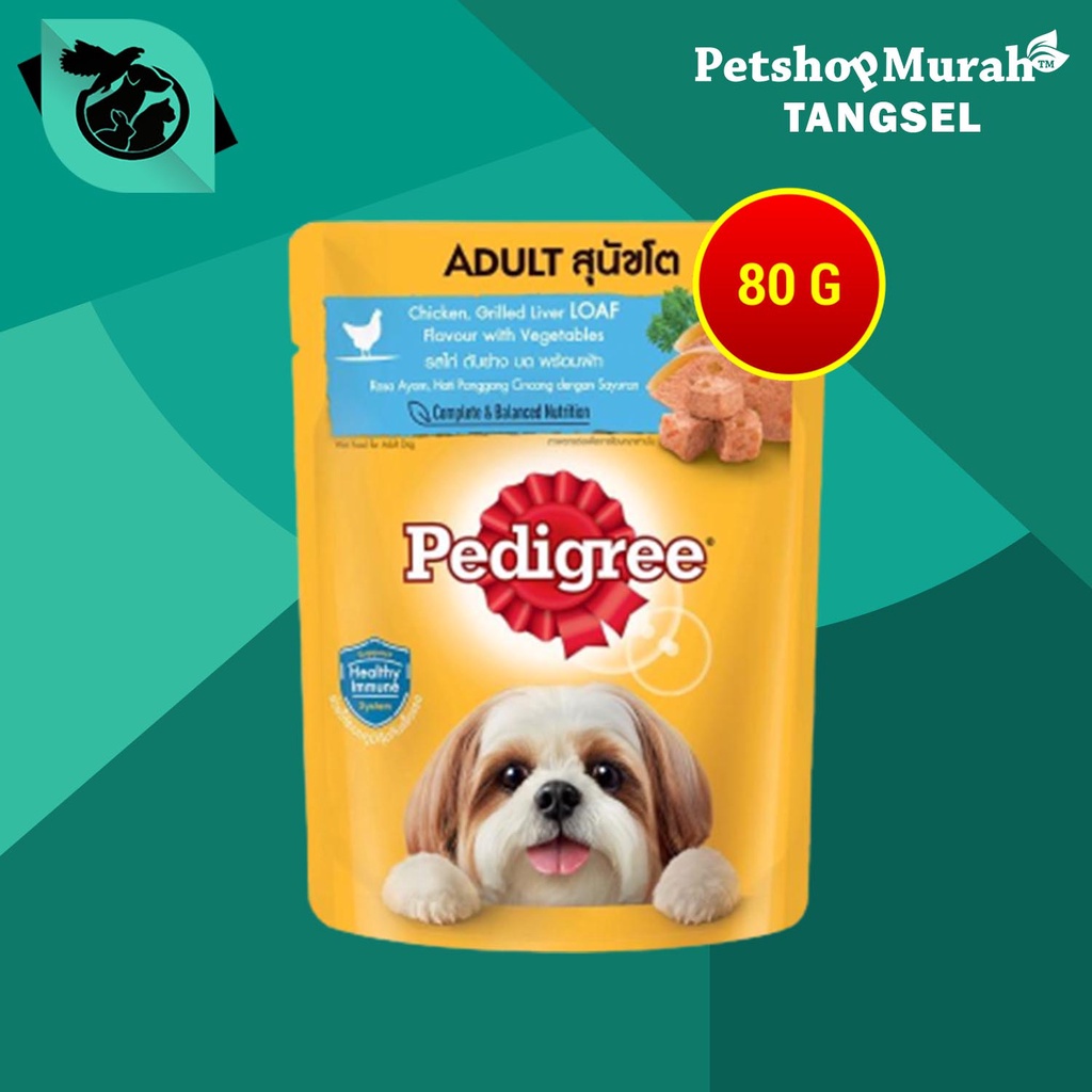 Jual Makanan Anjing pedigree Pouch All Varian 80 gr / Pedigree sachet ...
