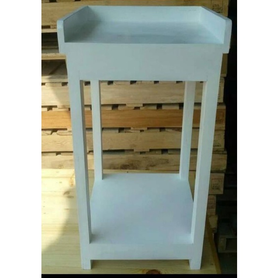 Jual MEJA DISPENSER KAYU JATI BELANDA UK 45X45X65CM | Shopee Indonesia