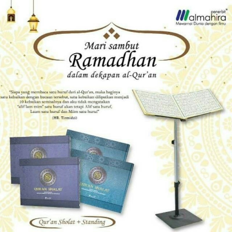 Jual Quran shalat dengan partitur (standing) | Shopee Indonesia
