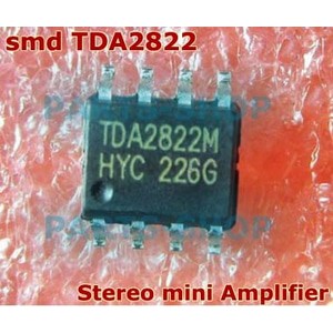 Jual IC TDA2822M Mini Stereo TDA2822 SMD dual power Amplifier TDA 2822 ...