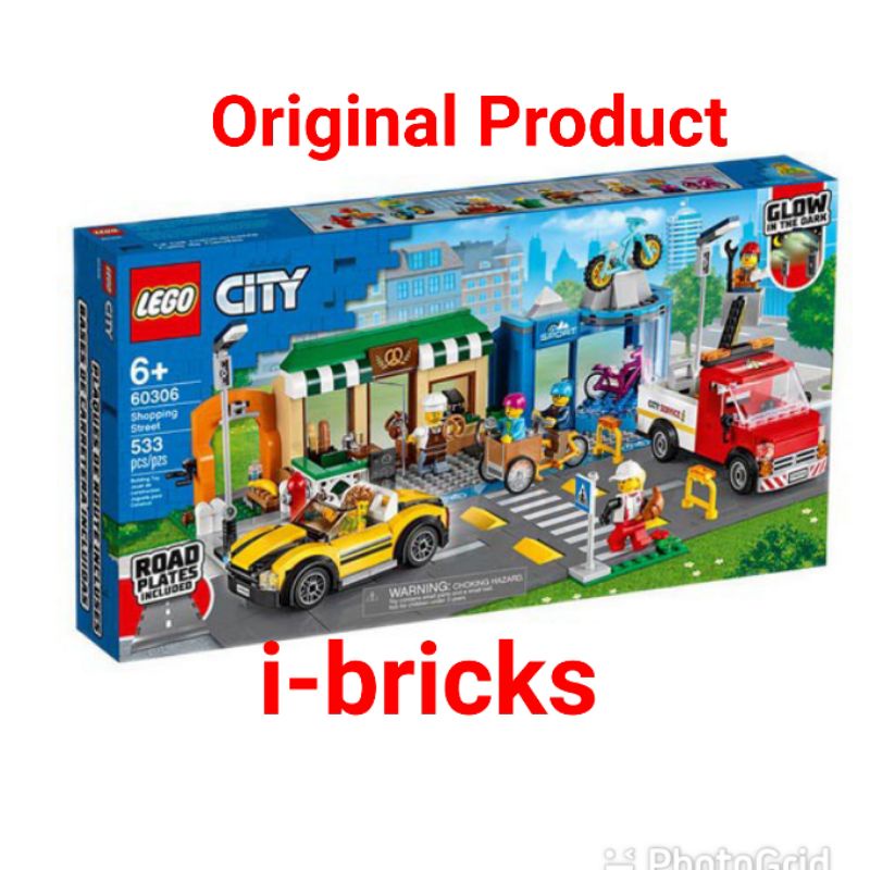 Jual LEGO City 60306 Shopping Street | Shopee Indonesia