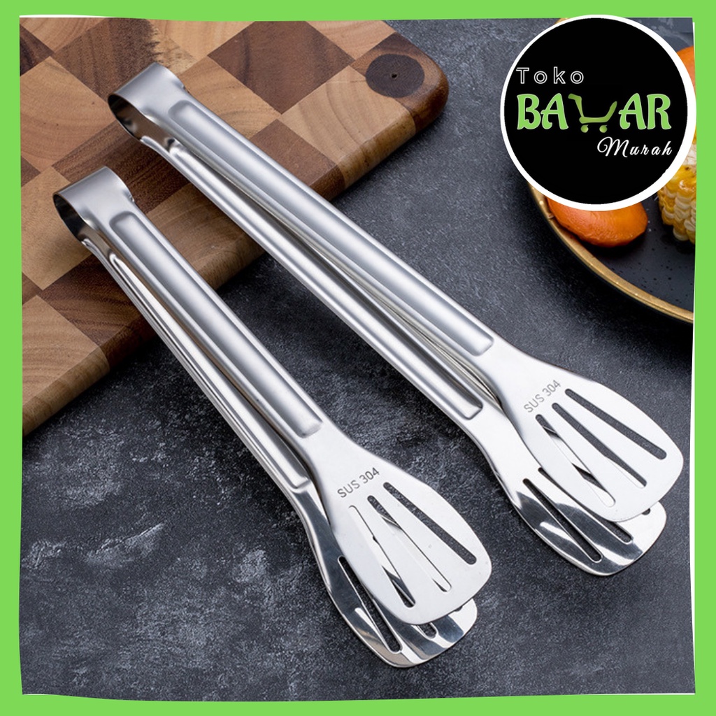 Jual Capitan Makanan Stainless Steel / Pencapit Gorengan dan Kue ...