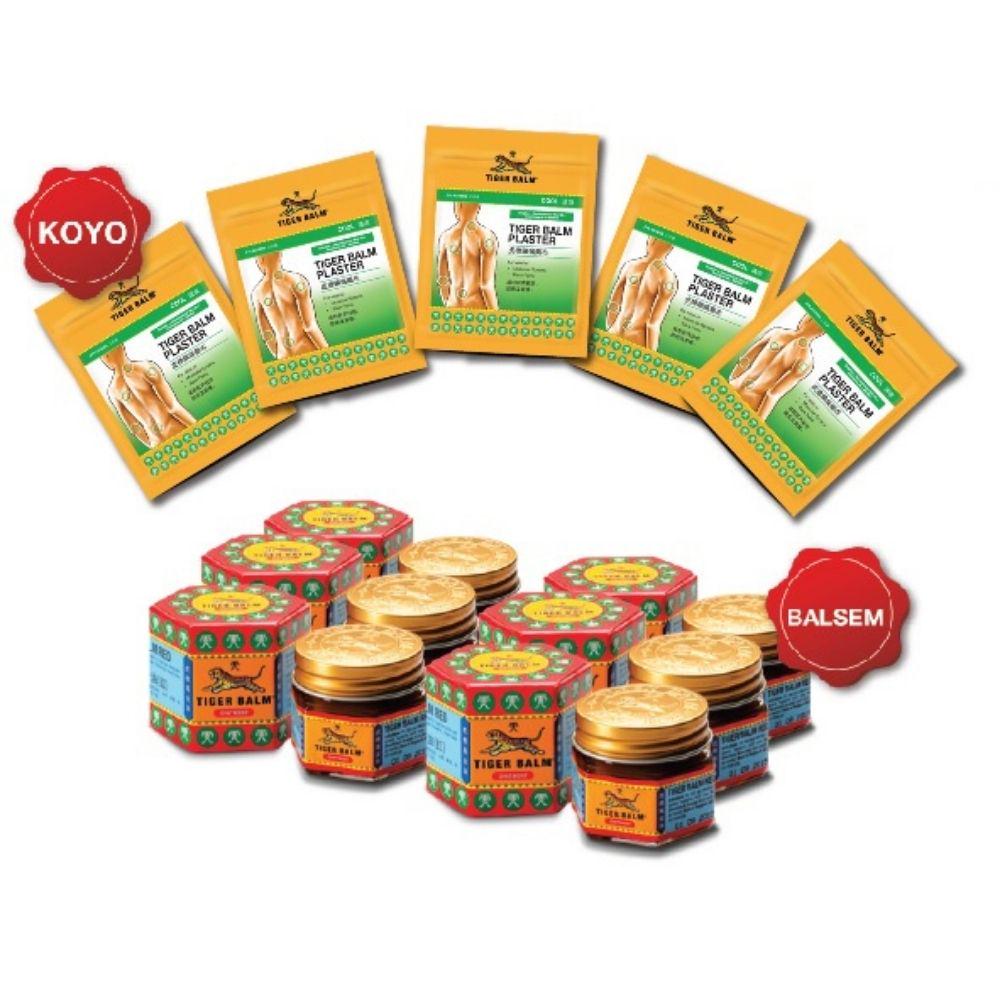 Jual Tiger Balm 6 Balsem Merah & 6 Plaster Cool | Shopee Indonesia