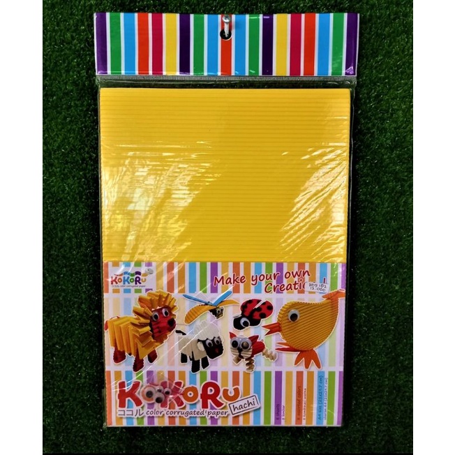 Jual Kertas Kokoru / Kertas Prakarya A4 / Kertas Bergerigi / Kertas ...