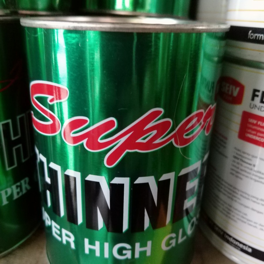 Jual THINNER Super KA High Gloss 1 L / TINER / PENGENCER CAT | Shopee ...