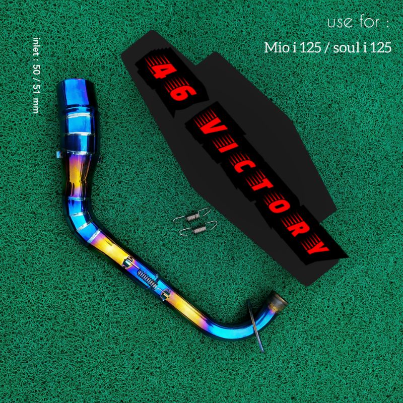 Jual Big elbow pipe for Mio i 125 Mio soul i 125 open specs stainlles ...