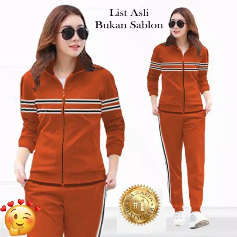 Jual Baju Setelan OLAHRAGA SENAM TRAINING Wanita New Senorita Baju set ...