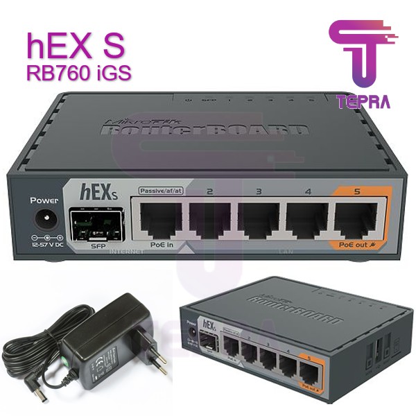Jual MikroTik hEX S RB760 iGS | RB760iGS | Shopee Indonesia