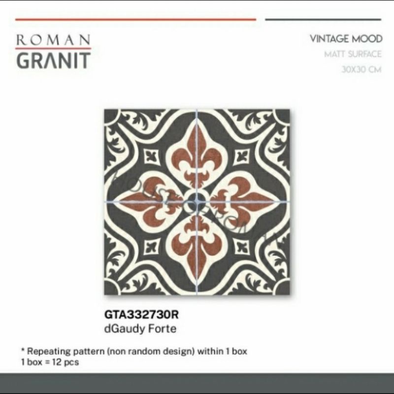 Jual Roman Granit 30x30 dGaudy Forte (Vintage Mood) / Granit Lantai ...