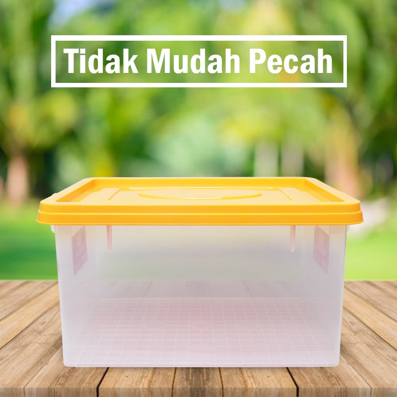 Jual SHINPO Aquila Container Box Plastik with Lock Klip Pengunci 35 L ...