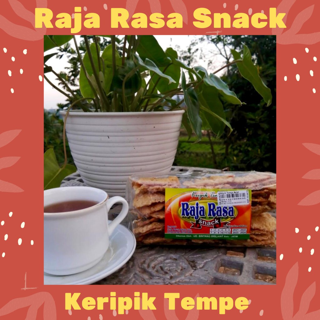 Jual [RAJA RASA SNACK] Kripik Tempe Khas Malang Raja Rasa / Cemilan ...