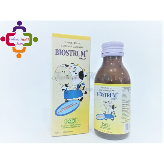 Jual Original Biostrum Syrup 100 ml / Multivitamin Daya Tahan Tubuh ...