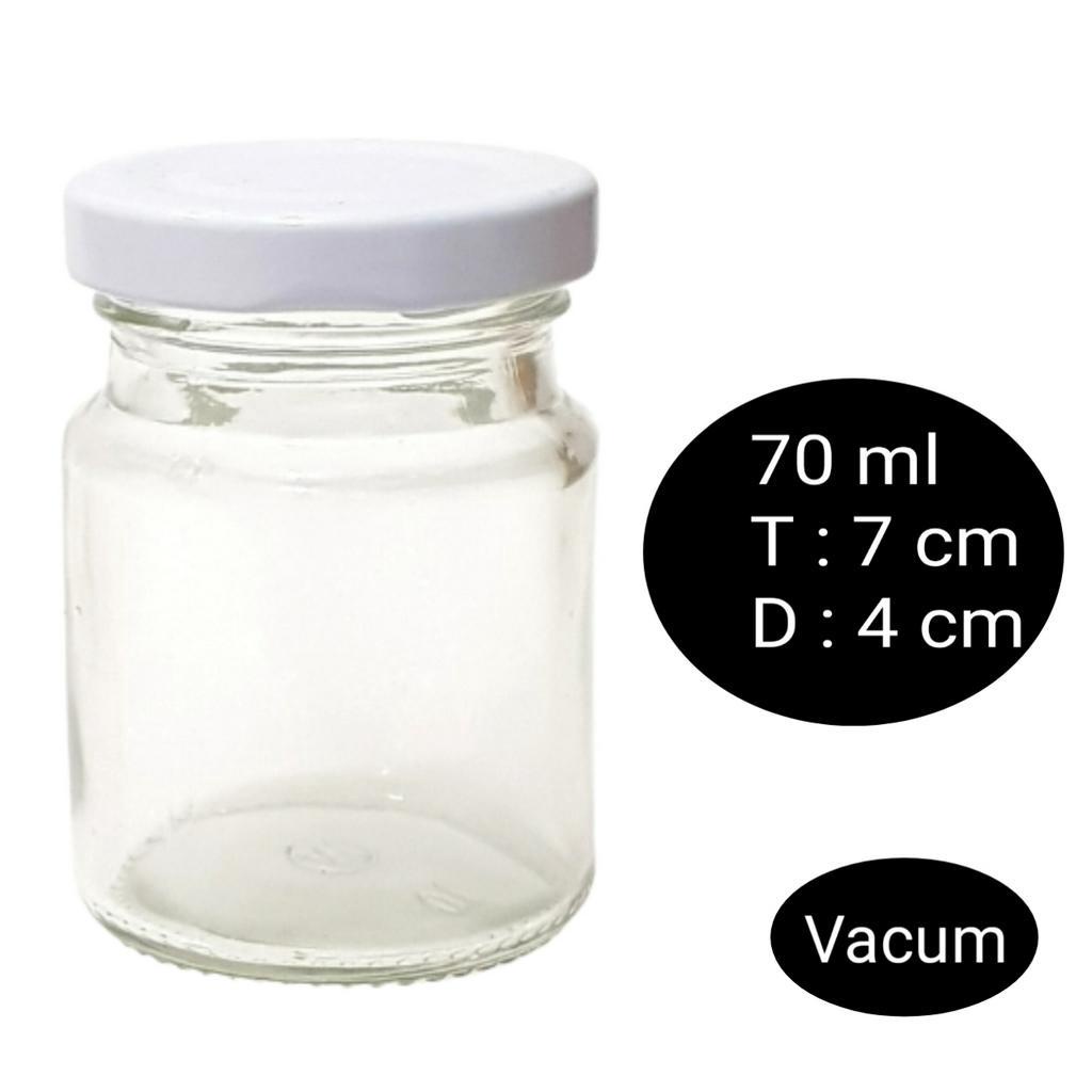 Jual 120ml / 100ml / 70ml / 50 ml Botol Kaca Silinder Bulat 120ml BOTOL ...