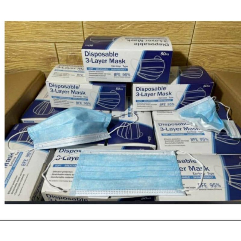 Jual masker earloop/cantol isi 50pcs | Shopee Indonesia
