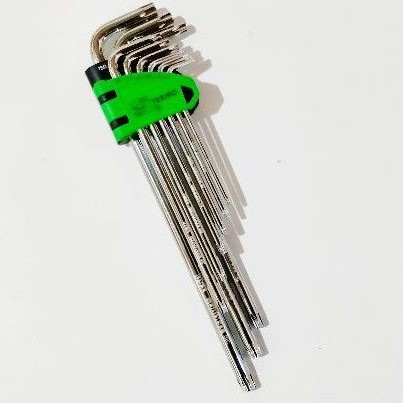 Jual TEKIRO KUNCI L SET BINTANG PANJANG 9PCS TANPA LOBANG | Shopee Indonesia