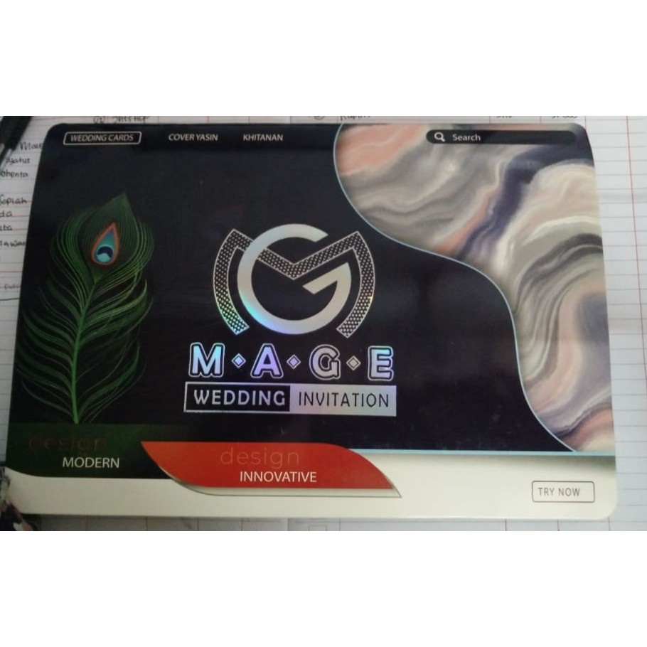 Jual album contoh sample undangan blanko mage | Shopee Indonesia