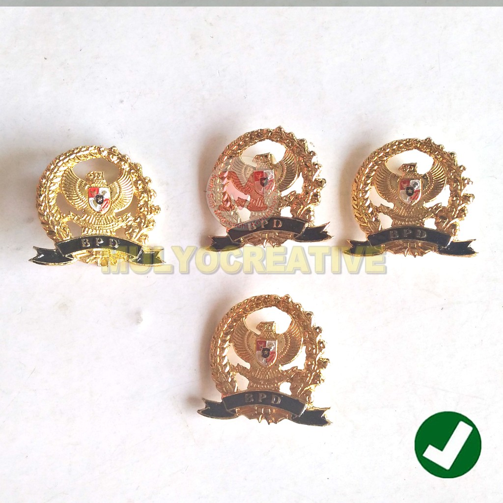Jual Pin BPD Desa Garuda Model Cor Lencana BPD Atribut Kerja Murah ...