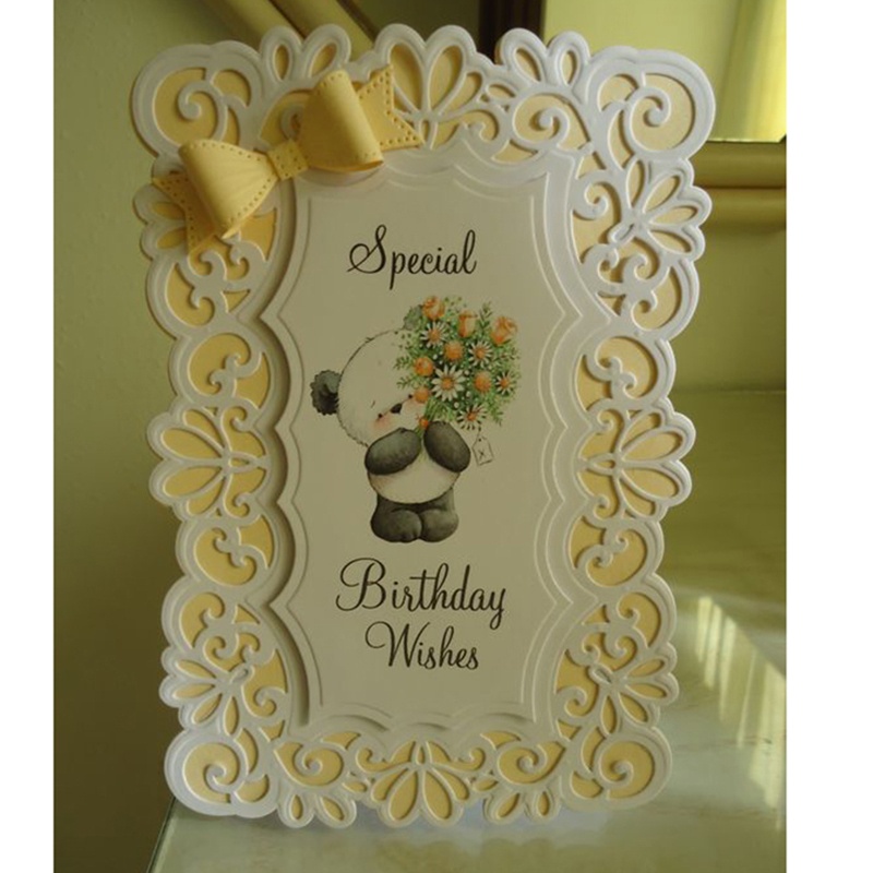 Jual Bentuk Frame Persegi #162B Scrapbook Papercut Paper craft ...