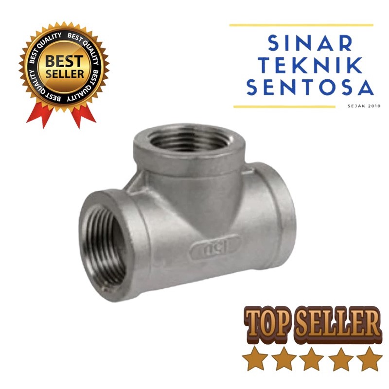 Jual TEE STAINLESS STEEL 304 UK 1" INCH | Shopee Indonesia