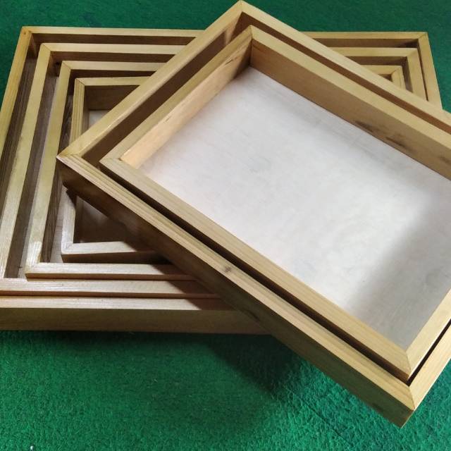 Jual Nampan hantaran motif kayu pinus satuan ( chat admin dulu ...