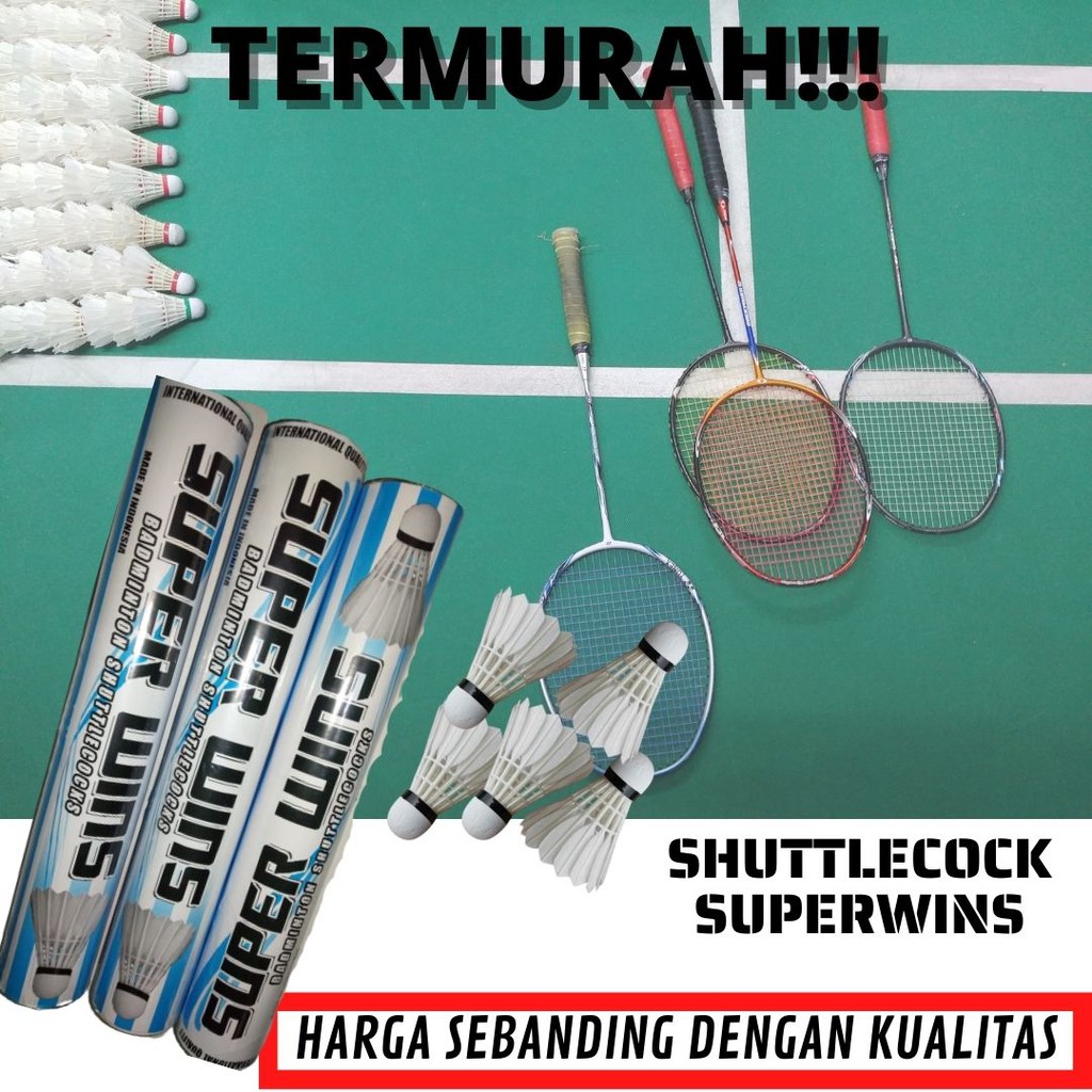 Jual SHUTTLECOCK MURAH UNTUK ANAK BELAJAR BULUTANGKIS/BADMINTON ...
