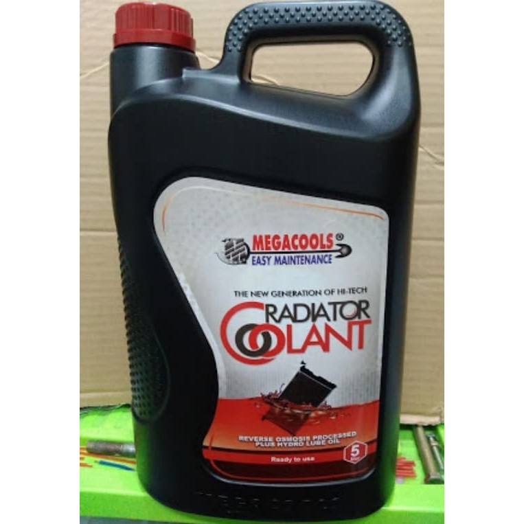 Jual Air Radiator / Radiator Coolant Megacool Galon 5 lt Warna Merah ...
