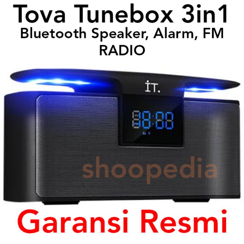 Jual Original Bluetooth Speaker Clock Jam IT Tunebox Tunebowl Tunebar ...